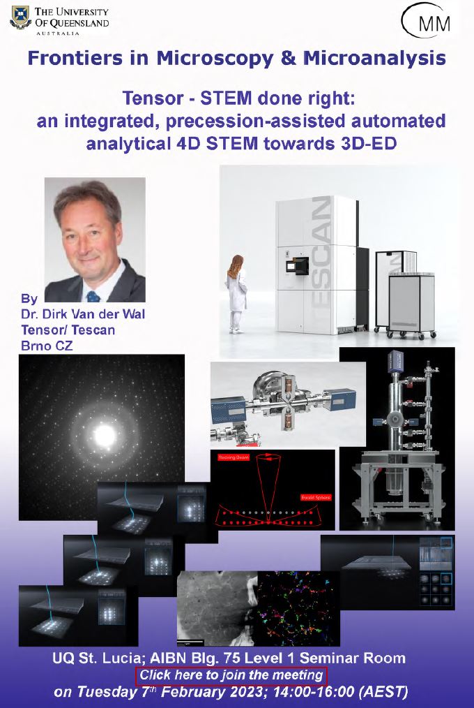 Frontiers Seminar - Tensor - STEM done right: an integrated, precession-assisted automated ...